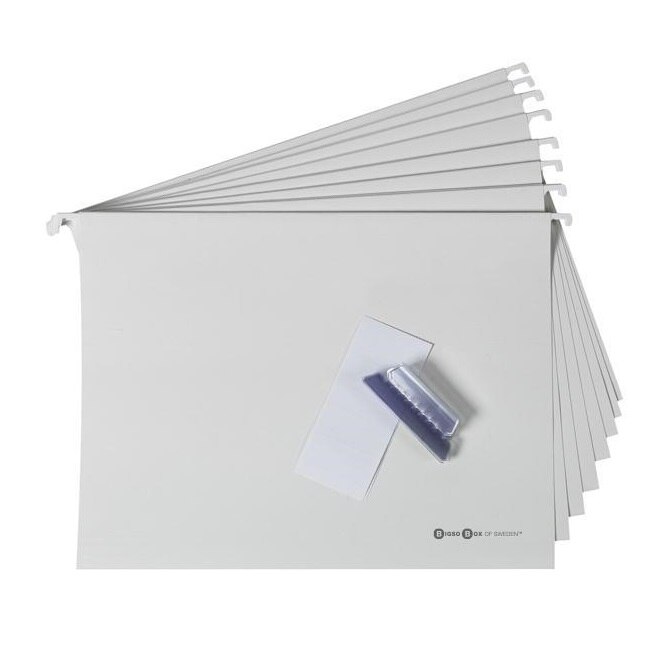 Set 8 dosare suspendate A4, cu etichete, 30,5 X 23 cm - eMAG.ro
