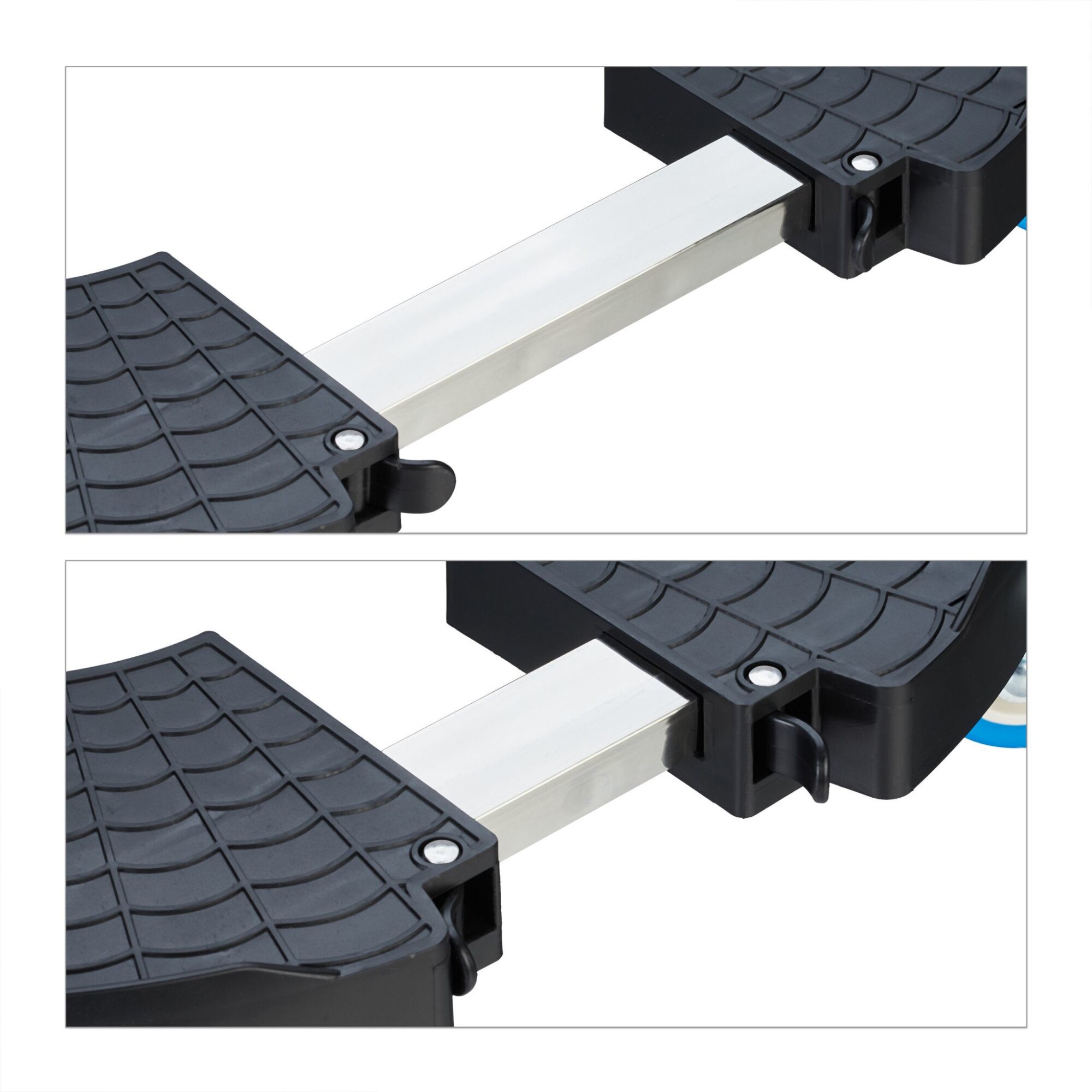 Suport cu role pentru ghivece si plante, cu 4 roti, 10,5 x 40 x 40 cm ...