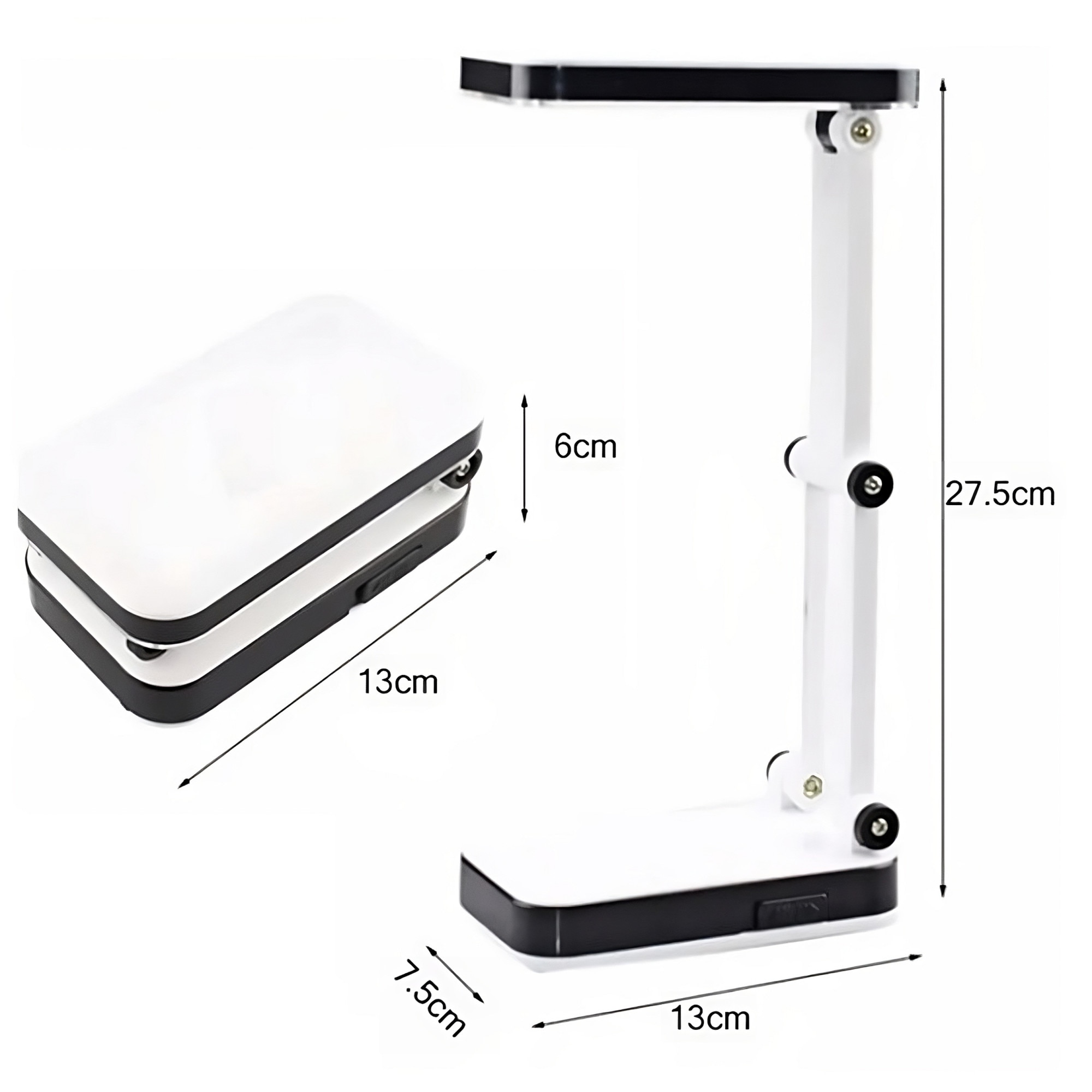 Lampa 24 led flexibila pentru birou, 3 nivele de intensitate, alba ...