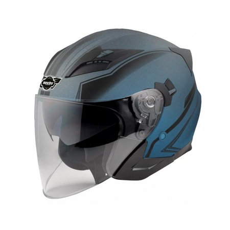 Casca scooter, culoarea albastru, Hecht 52627 S - eMAG.ro