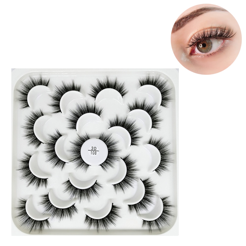 Set 10 perechi gene false 3D, Mmgoqqt, Negru - eMAG.ro