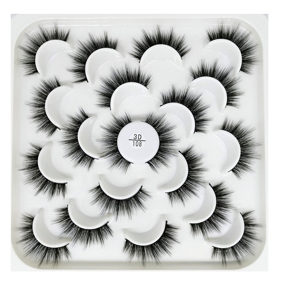 Set 10 perechi gene false 3D, Mmgoqqt, Negru - eMAG.ro