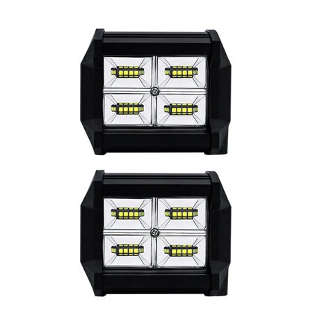 Set 2 x proiectoare auto LED, 3 inch, 48W/proiector, 10/30V - eMAG.ro
