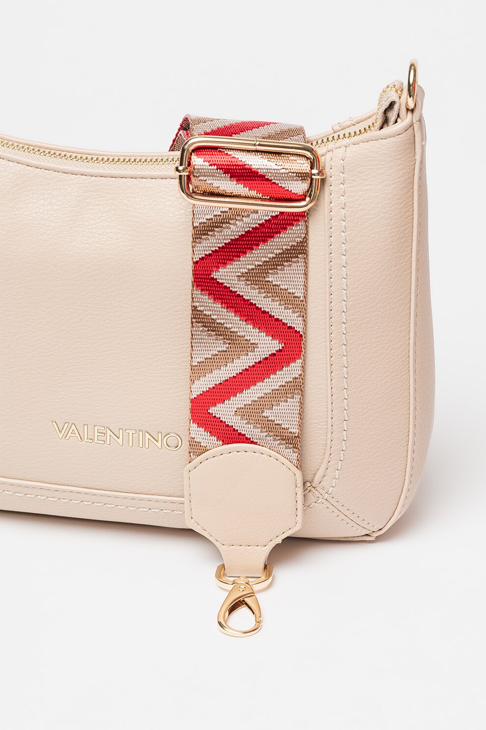 Valentino Bags, Geanta hobo de piele ecologica, Bej - eMAG.ro