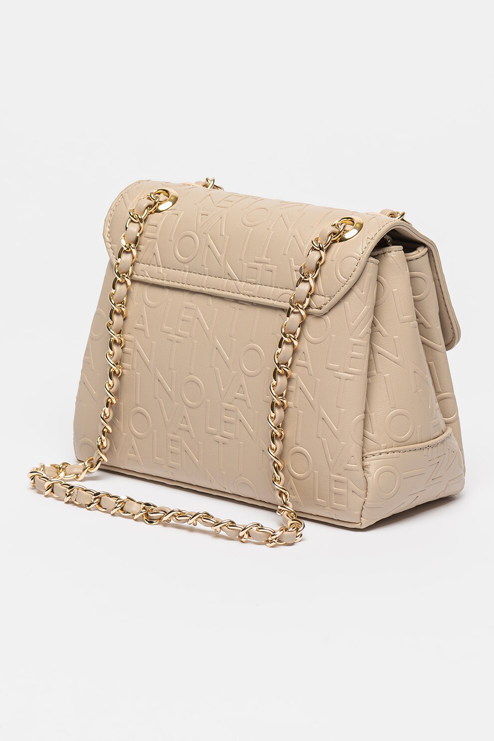 Valentino Bags, Geanta de piele ecologica cu bareta de umar si model ...