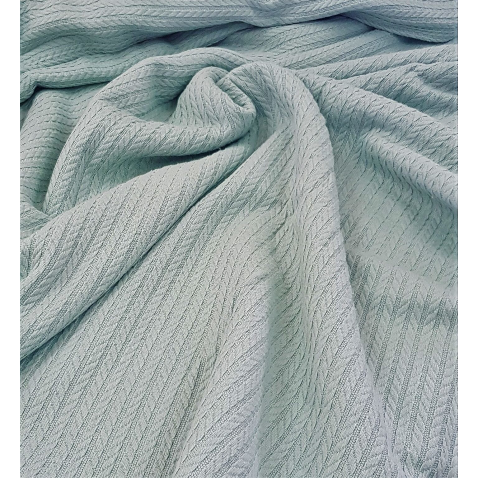 Cuvertura Pique, 220×240 cm, 100% bumbac, fistic - eMAG.ro