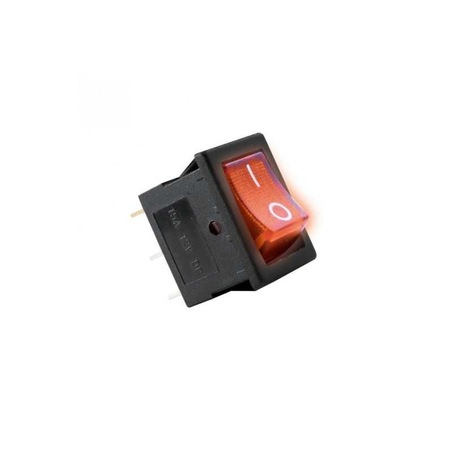 Comutator basculant 1 circuit 2 pozitii 12V 15A cu bec rosu incastrare ...