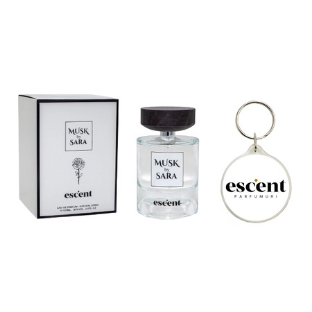Set Apa de Parfum, de Dama, Escent Musk by Sara,100 ml cu Breloc Escent ...