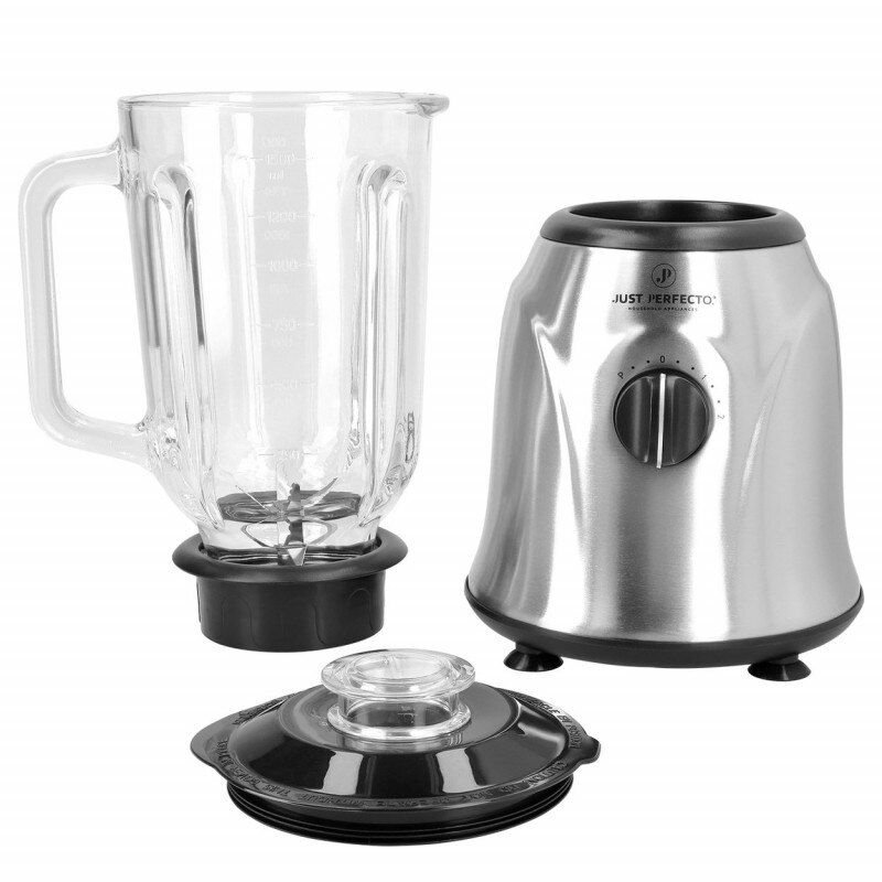 Blender Just Perfecto JL-04,800W, Cana sticla, 1.5 L, 2 viteze+Pulse ...