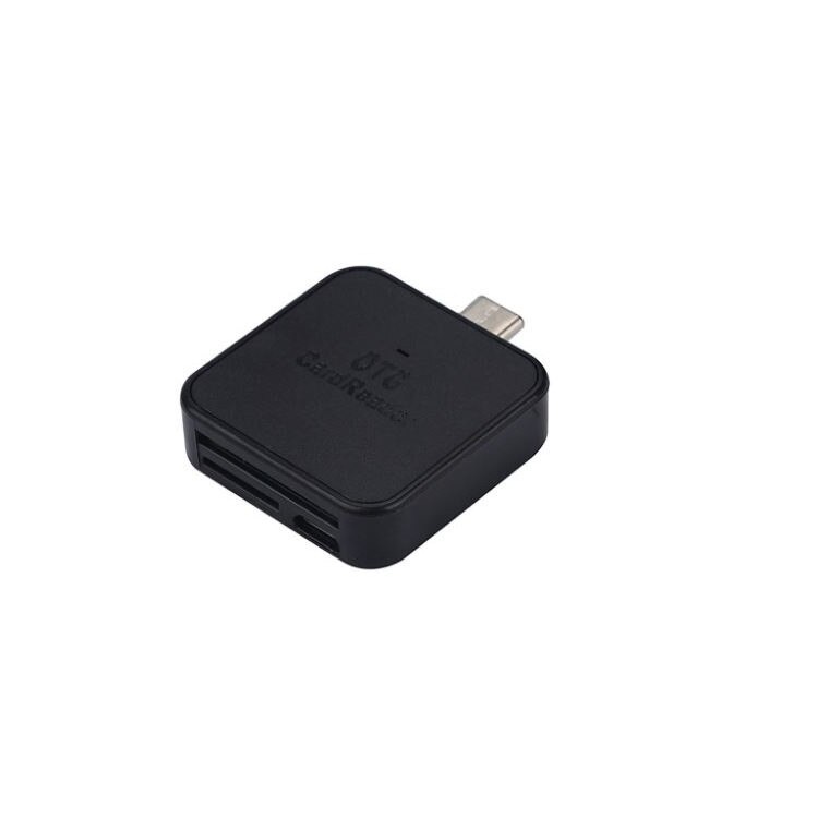 Smart card reader 2 in 1 Type-C USB 3.1 OTG/TF/SD micro usb, negru ...