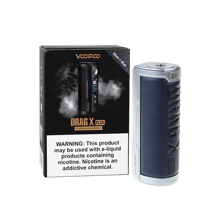 Mod Tigara Electronica Voopoo Drag X Plus Pro, 100w, Silver Blue - eMAG.ro
