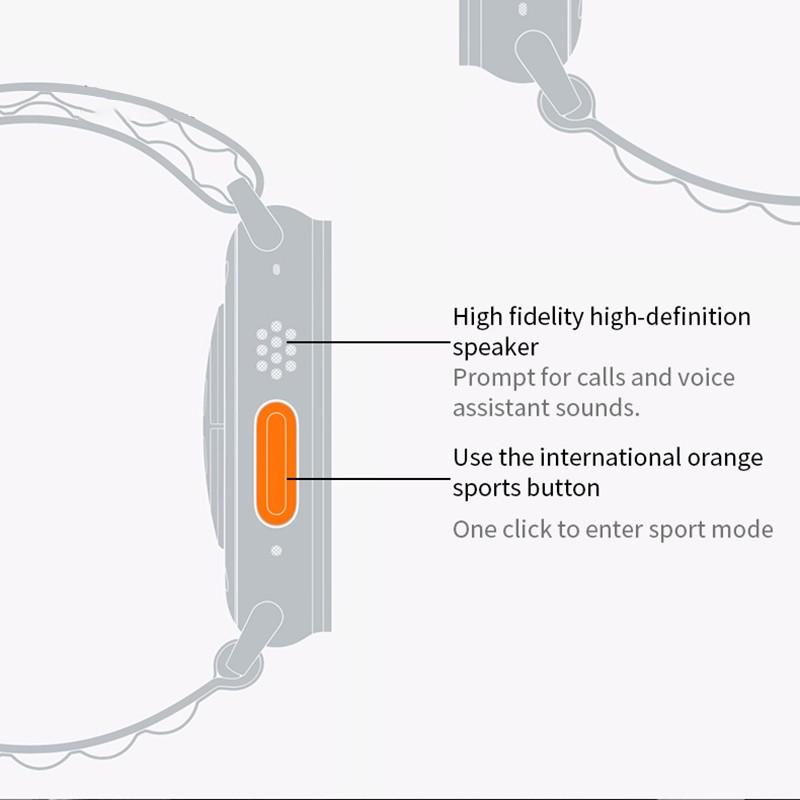 SmartWatch Z68 Ultra Premium, 1.9 инча, Android/IOS - черен - eMAG.bg