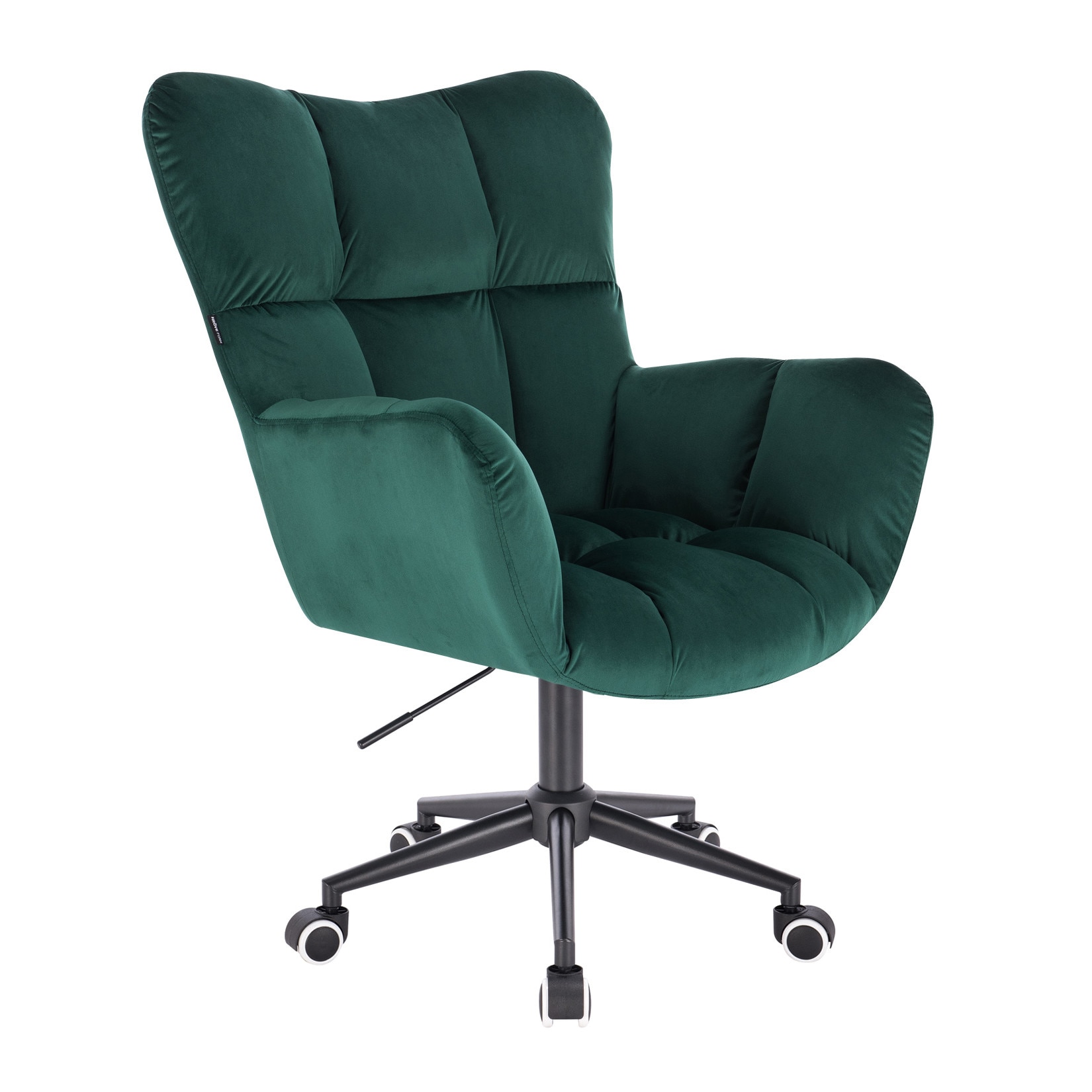 Scaun de birou, Votana, HR650K, Catifea, Baza Neagra, Verde, 53x40x55 ...