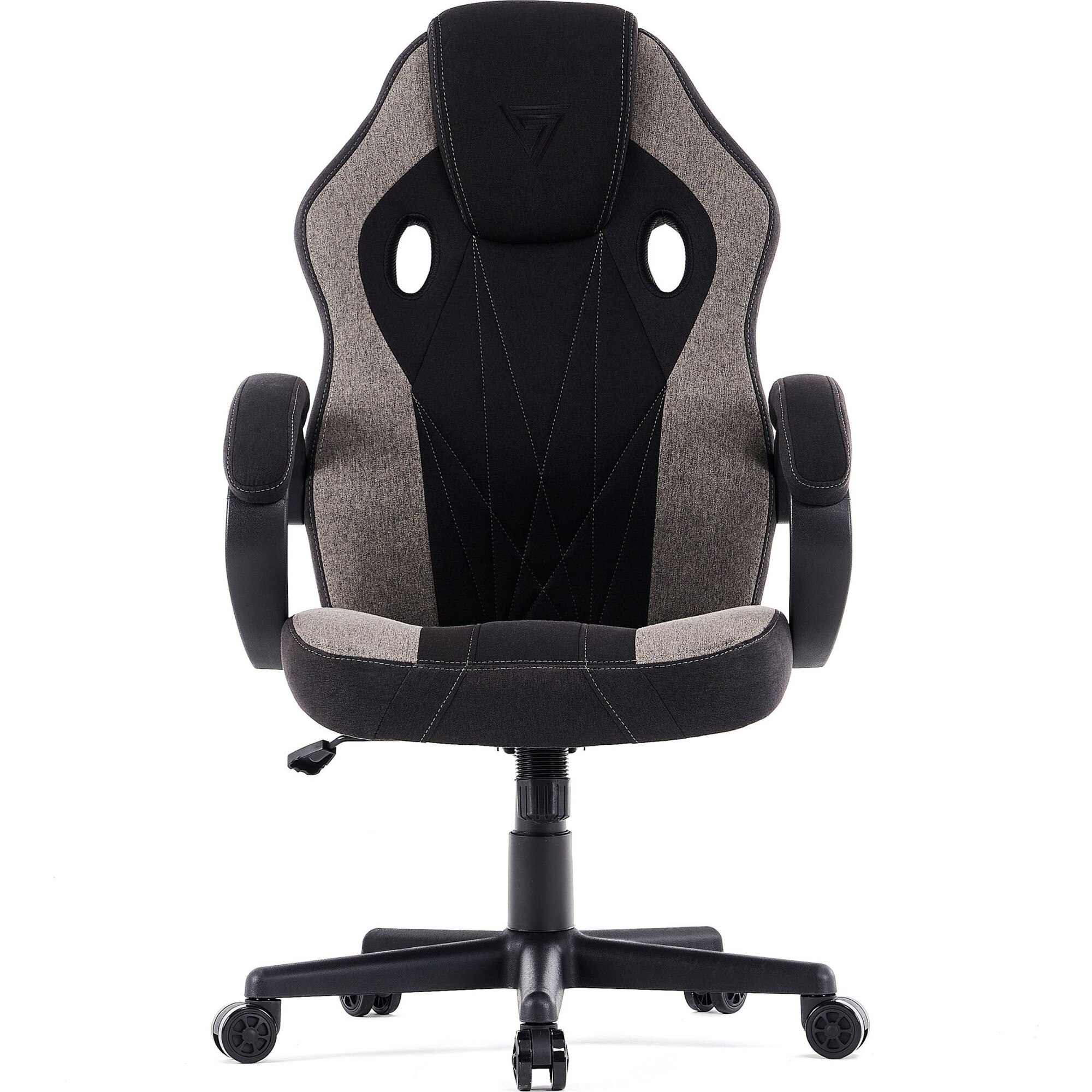 Scaun gaming SENSE7 Prism, material textil, 120 kg, Negru/Gri - eMAG.ro