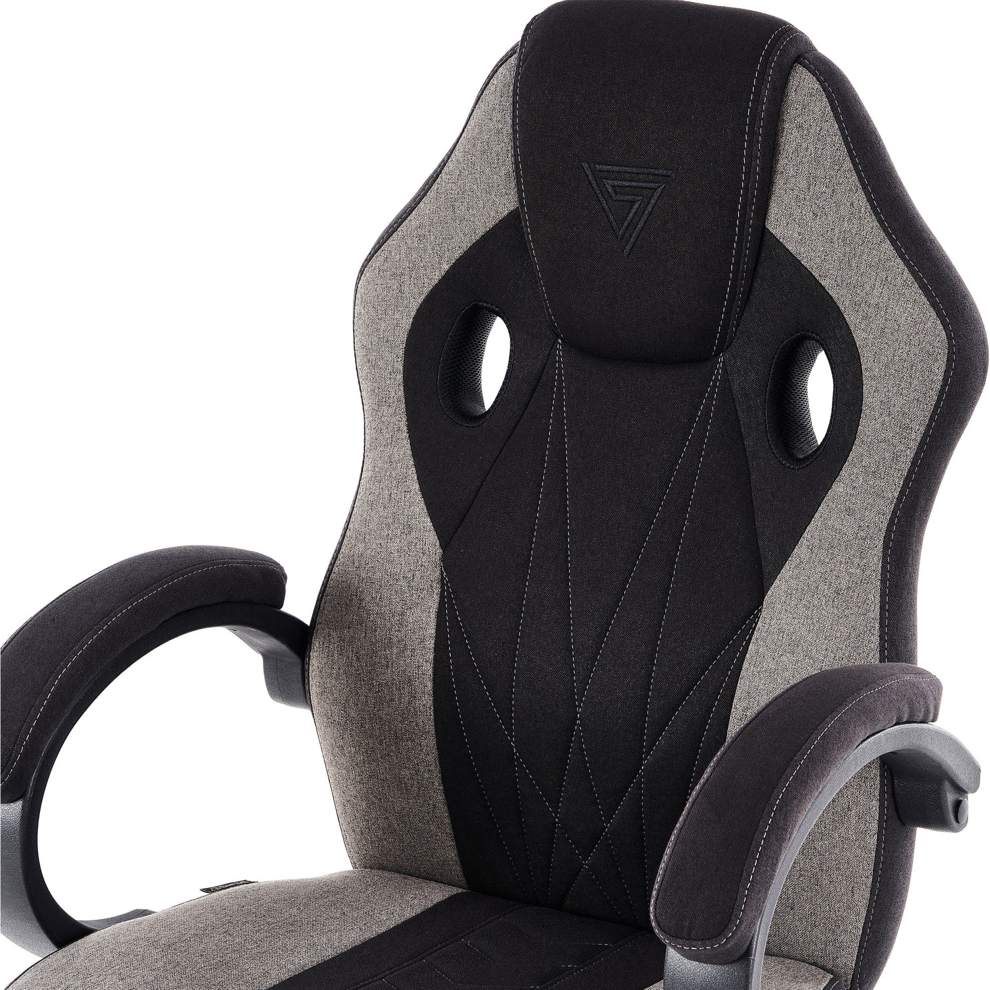 Scaun gaming SENSE7 Prism, material textil, 120 kg, Negru/Gri - eMAG.ro