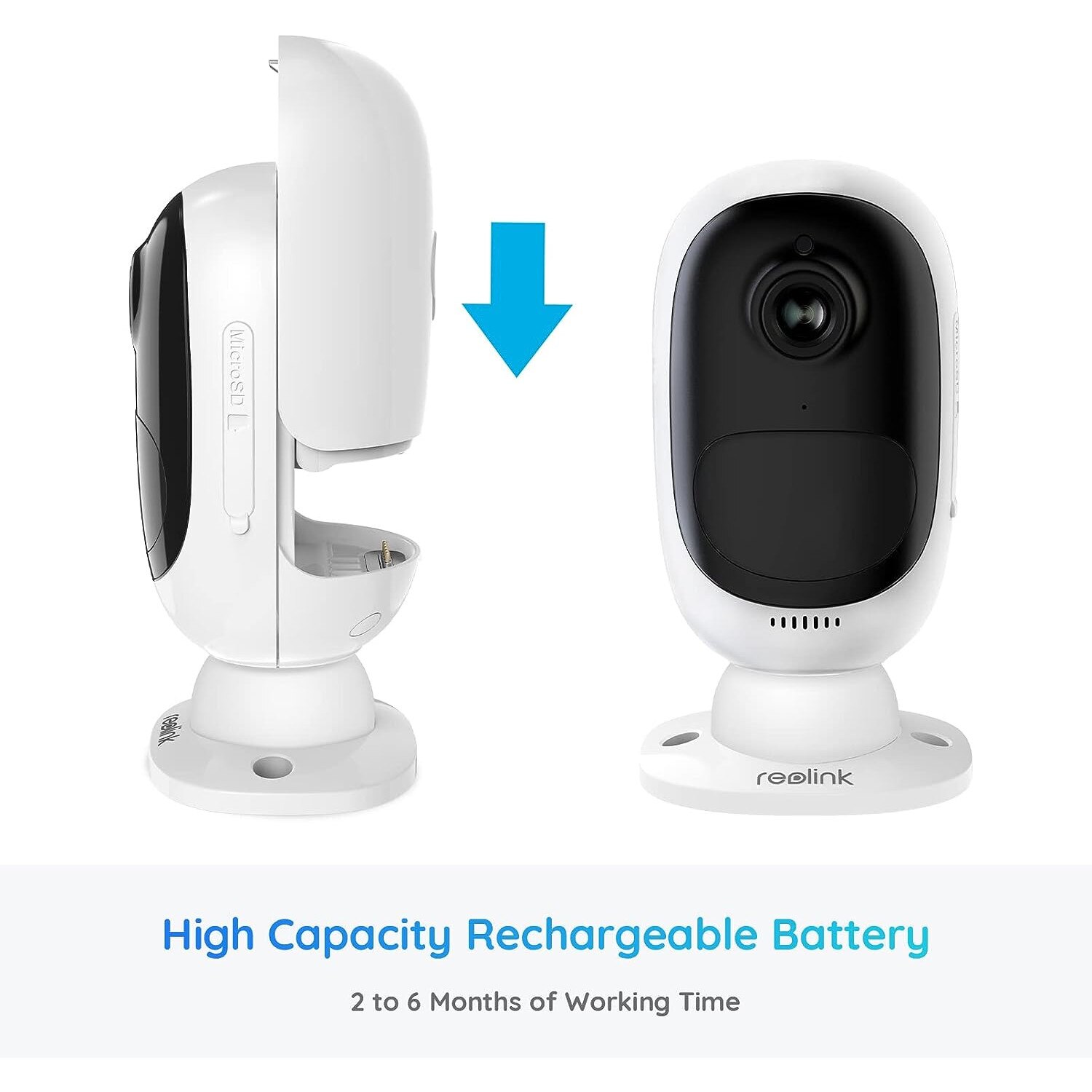 Reolink Argus 2 WIFI камера за наблюдение, батерия, нощно виждане, слот ...