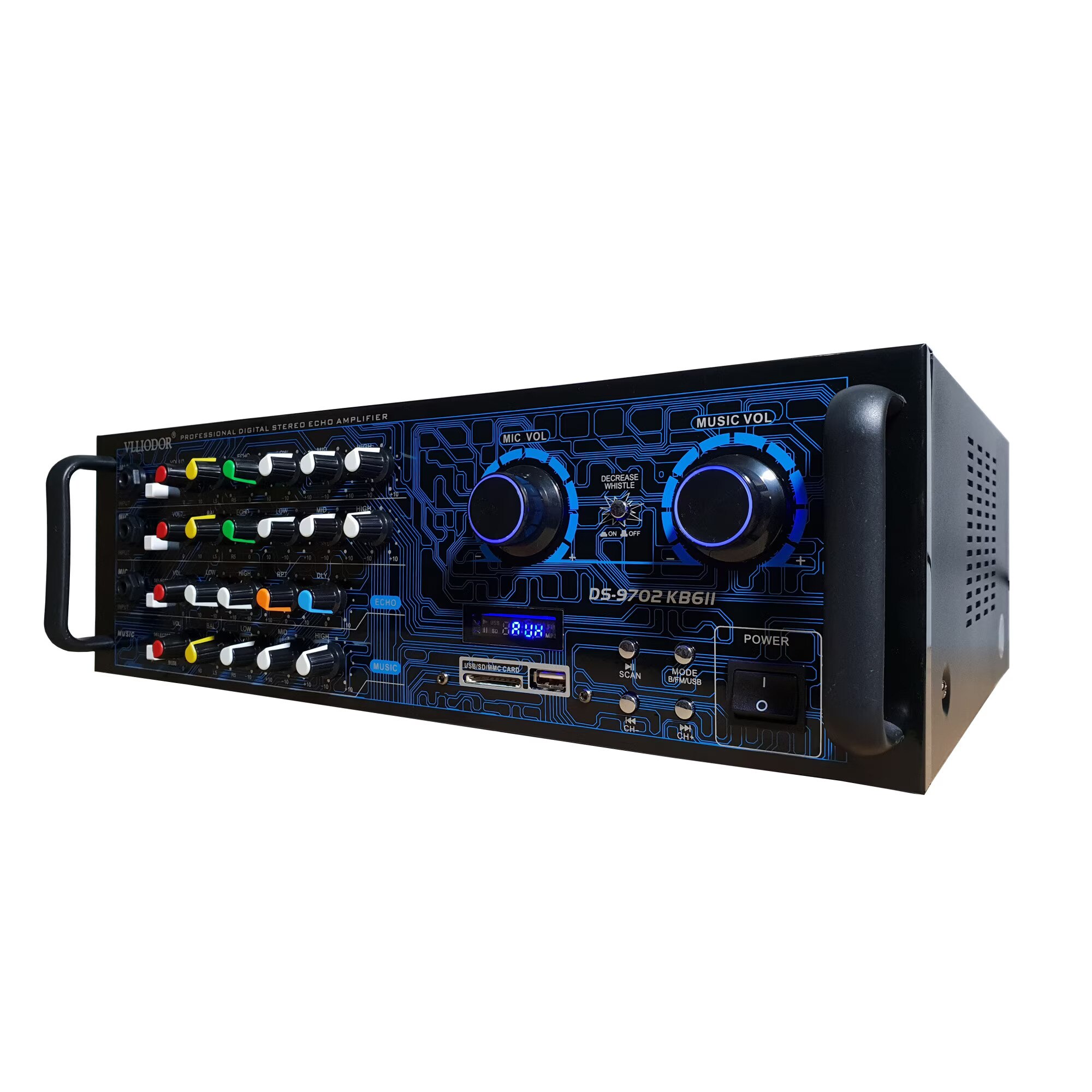 Amplificator Profesional Tip Statie 2 x 80 W Bluetooth / USB / SD Card ...