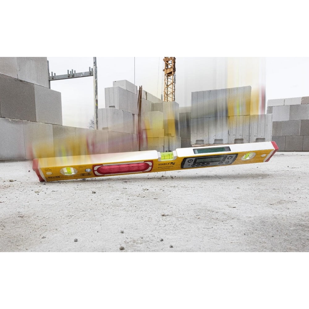 Nivela cu bula si display electronic, Tech 196 DL de 122 cm, IP 67 ...