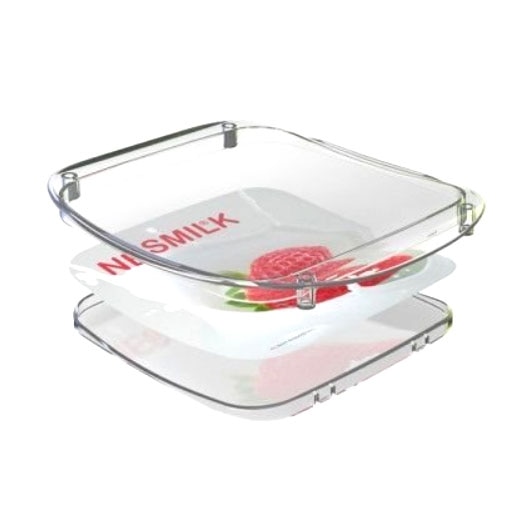 Restiera din plastic transparent, 157x157 mm - eMAG.ro