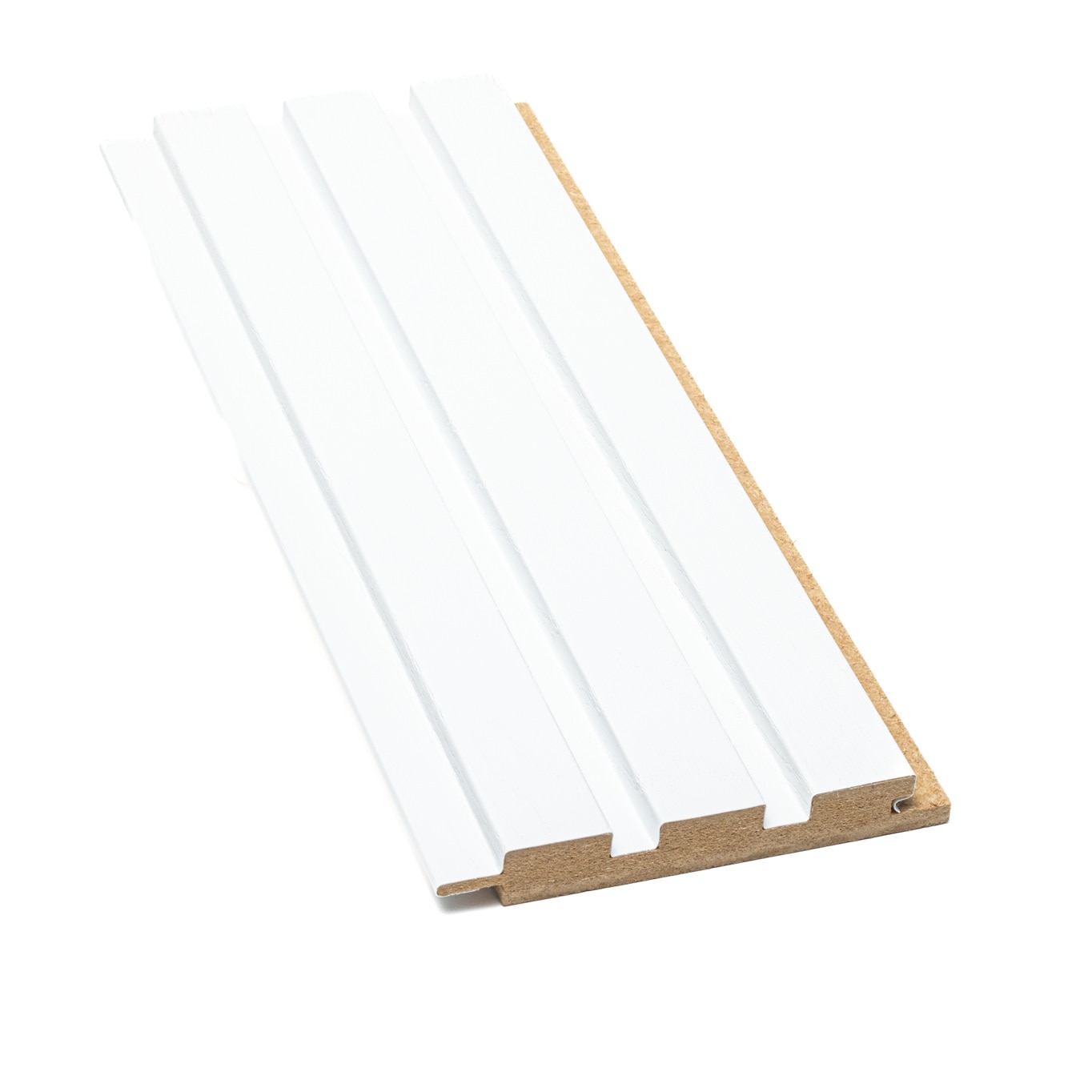 Riflaj Decorativ, MDF, Wood, Alb, 280x12,1x1,8 cm - eMAG.ro