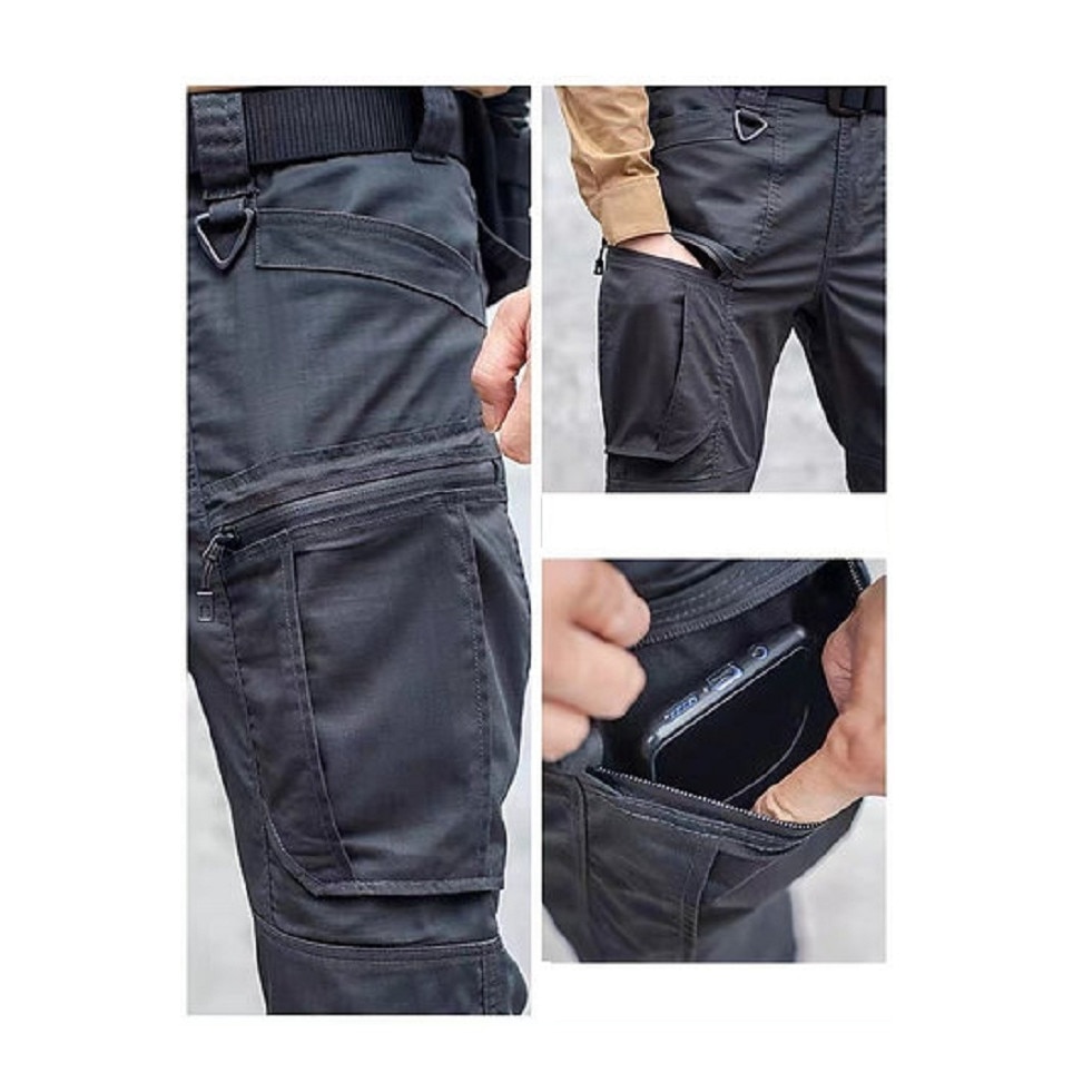 Pantaloni tactici Hermes - ripstop - negri xl - eMAG.ro