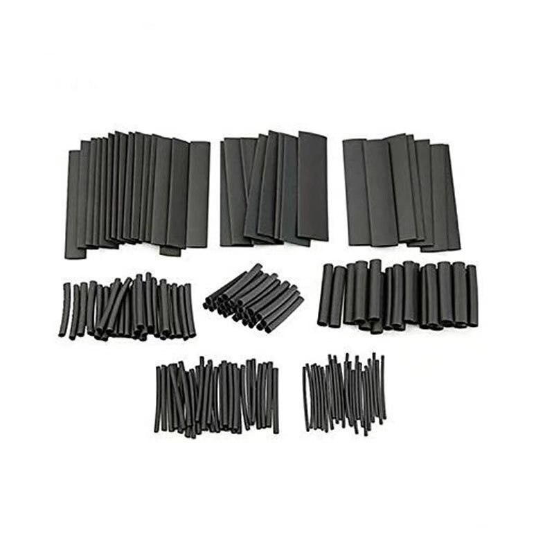 Set 127 tuburi termocontractabile, 2:1, Negru - eMAG.ro