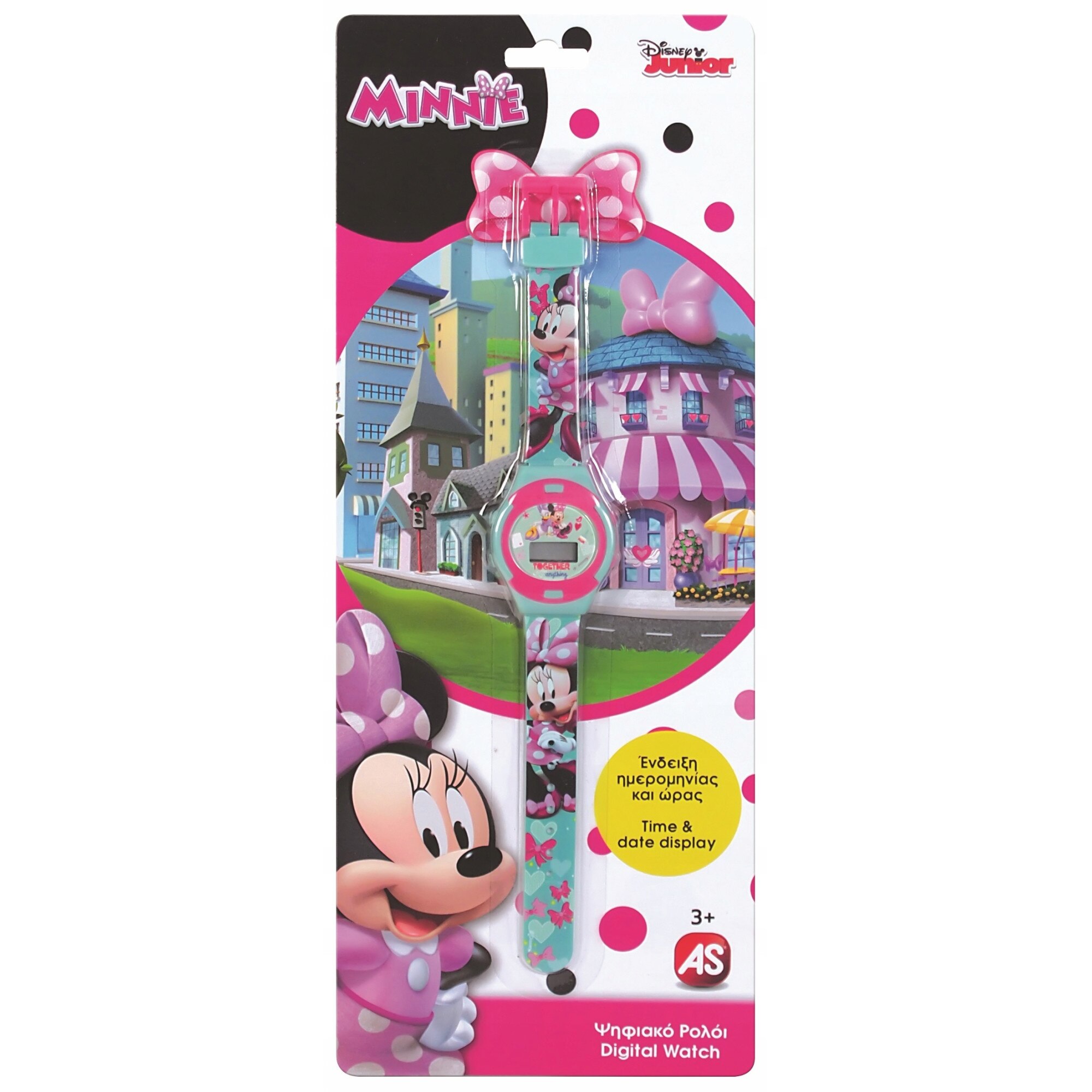 Ceas digital, AS COMPANY, Model Minnie Mouse - eMAG.ro