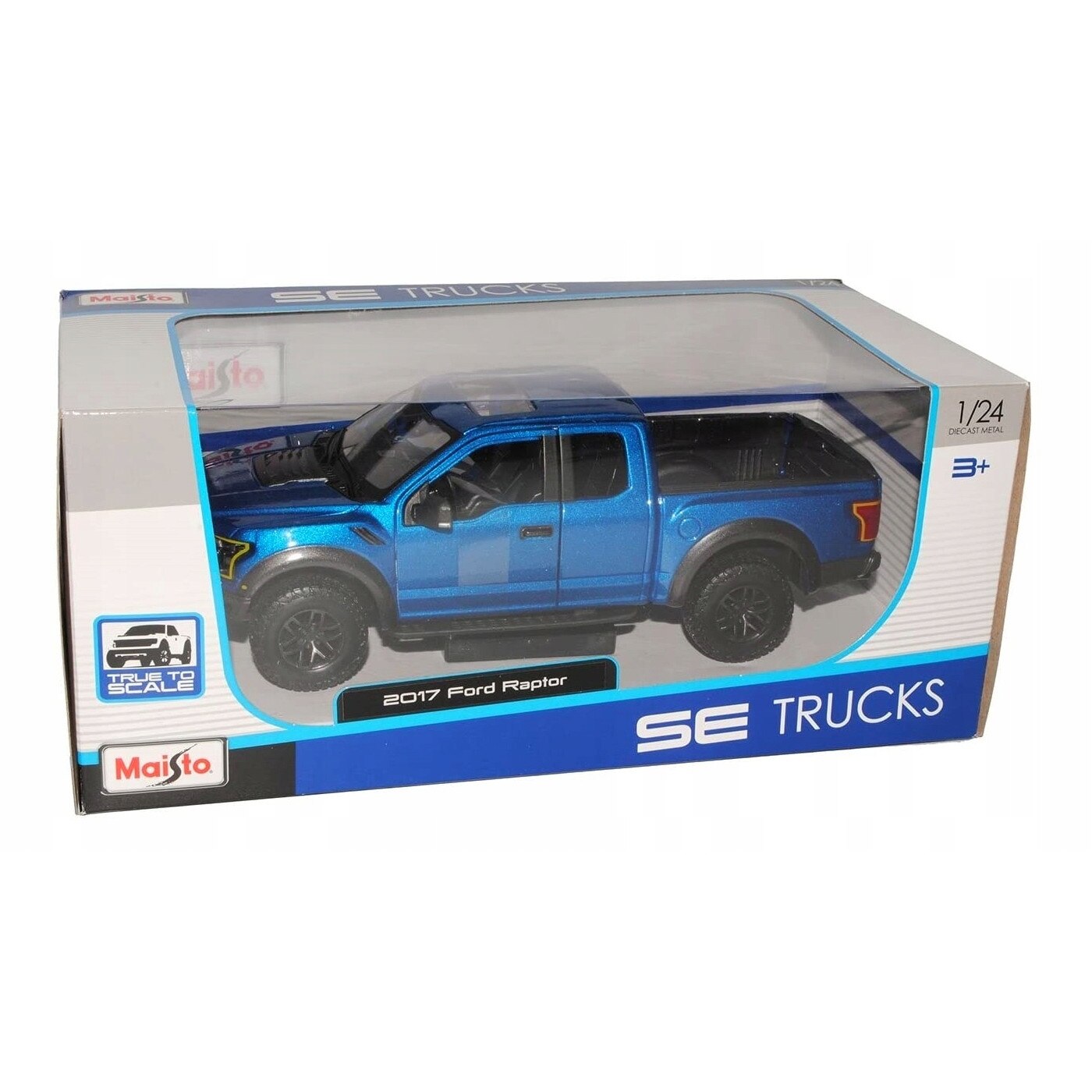 Automacheta Ford F-150 Raptor 2017, Maisto, Metal/Plastic, Scara 1/24 ...