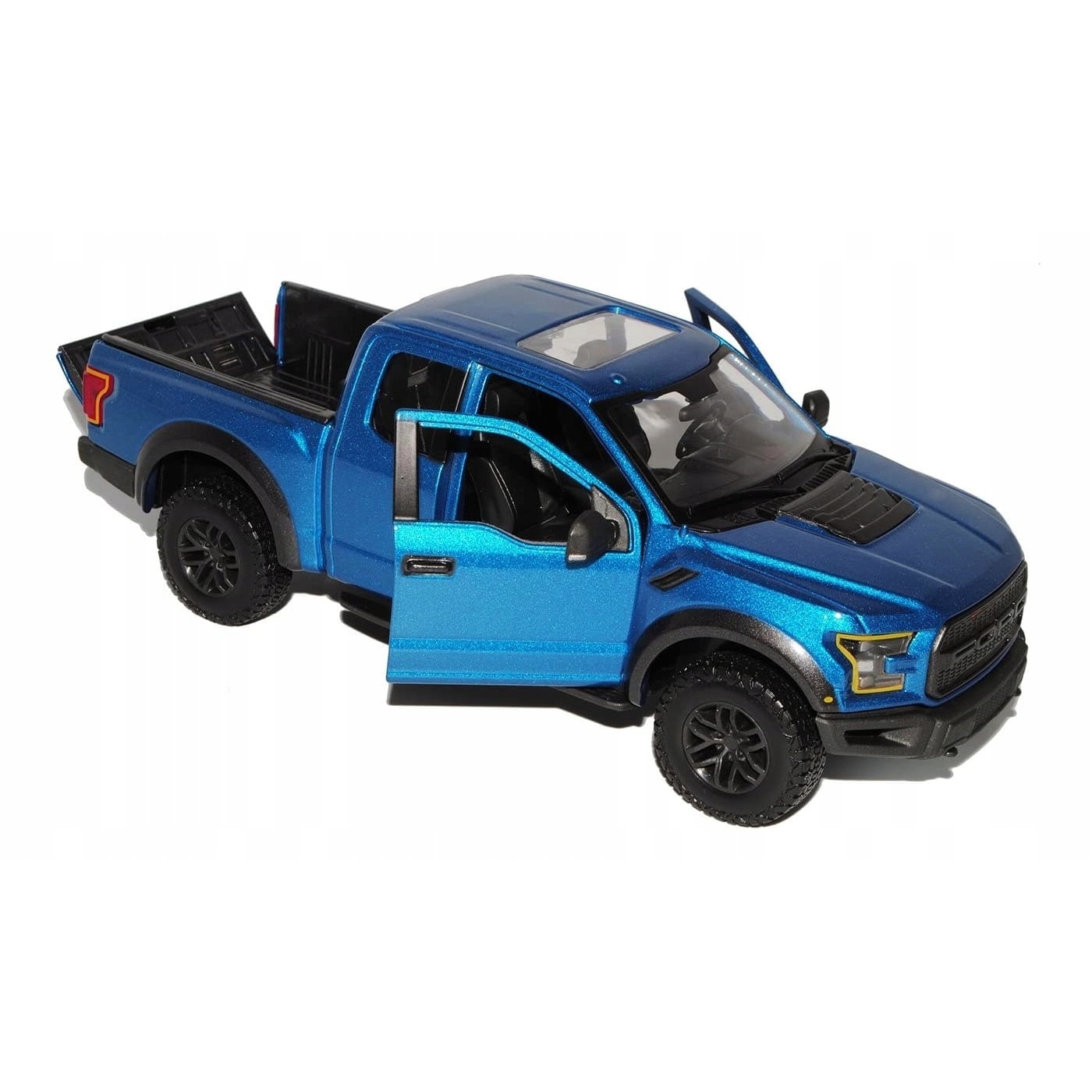 Automacheta Ford F-150 Raptor 2017, Maisto, Metal/Plastic, Scara 1/24 ...
