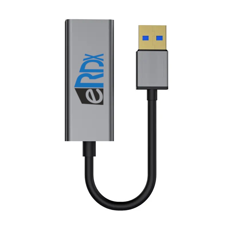 Adaptor Retea USB la RJ45 Gigabit, eRDX® – 10/100/1000 Mbps, Ethernet ...