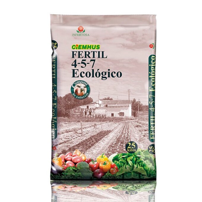 Ingrasamant ecologic FERTIL 4-5-7+ 8%CaO+Acizi Humici 25 kg - eMAG.ro