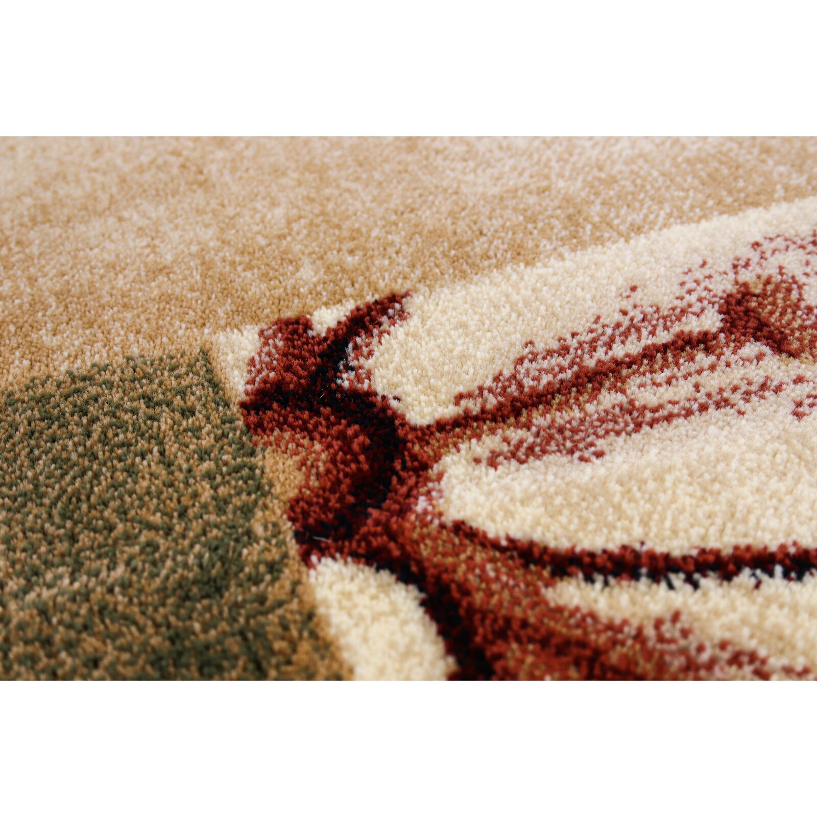 Covor Dreptunghiular, Model Lotos 1510, Crem/Bej Crem/Bej 60 x 110 ...