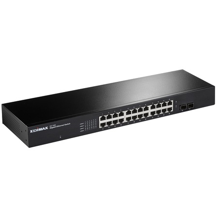 Switch Edimax GS-1026, 24-Port Gigabit, 2xSFP, Rackmount - eMAG.ro