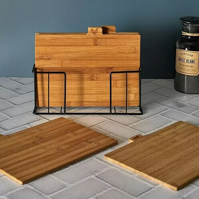 Set 4 tocatoare bucatarie, Openhome, Bambus - eMAG.ro