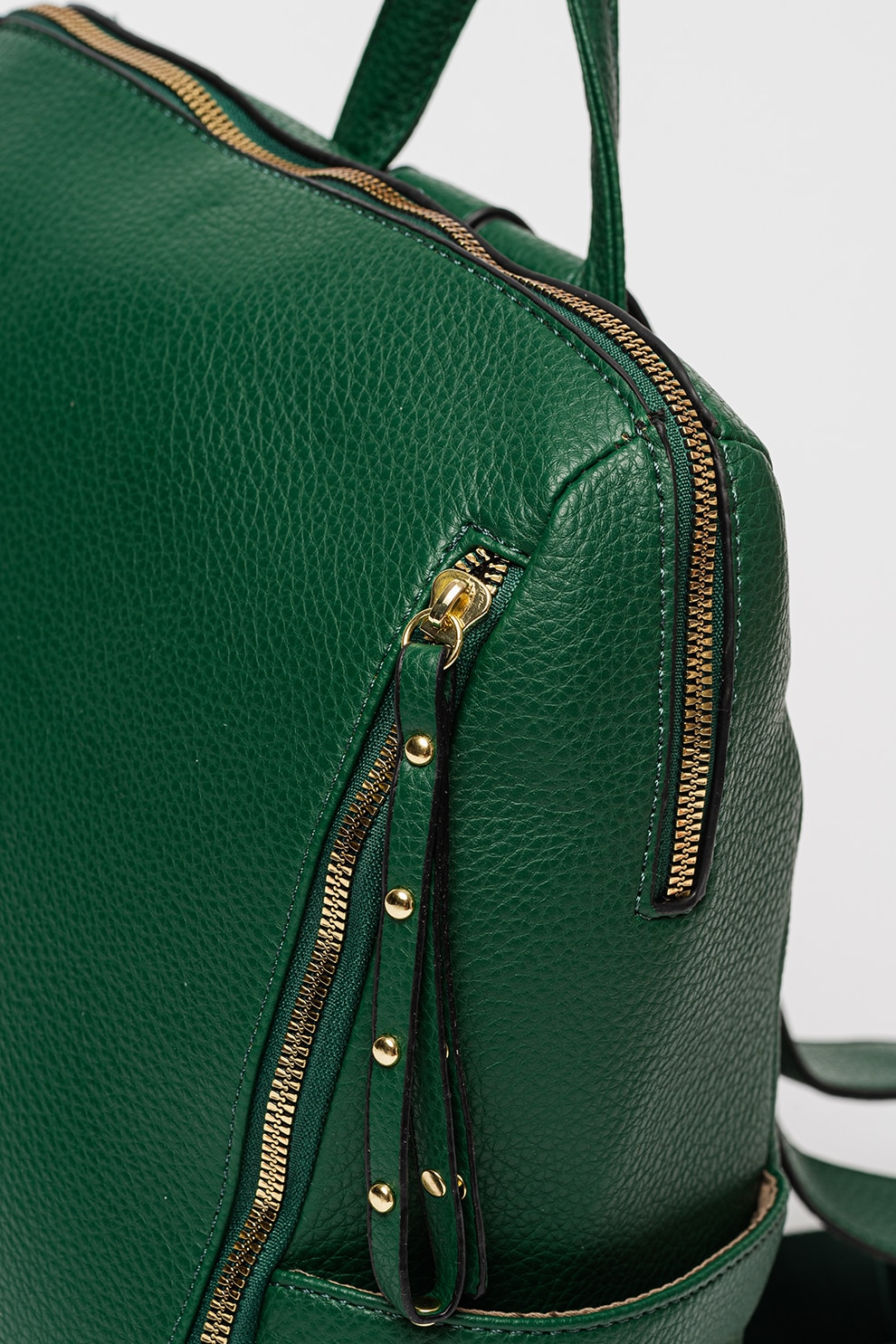 Pierre Cardin, Rucsac cu nituri metalice, Verde - eMAG.ro