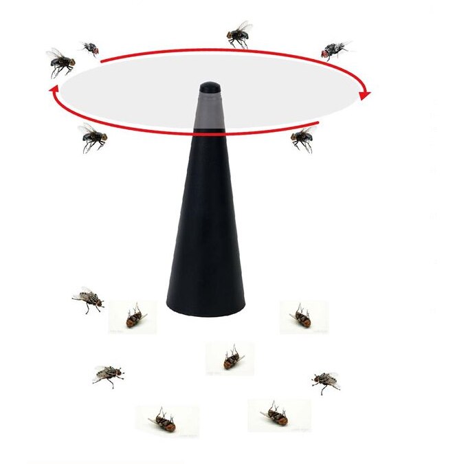 Capcana insecte zburatoare, tip ventilator, 27x9 cm - eMAG.ro