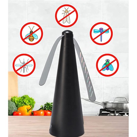 Capcana insecte zburatoare, tip ventilator, 27x9 cm - eMAG.ro