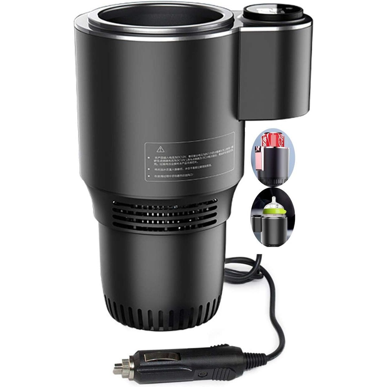 Racitor de bauturi pentru vehicul, 12V, Negru - eMAG.ro