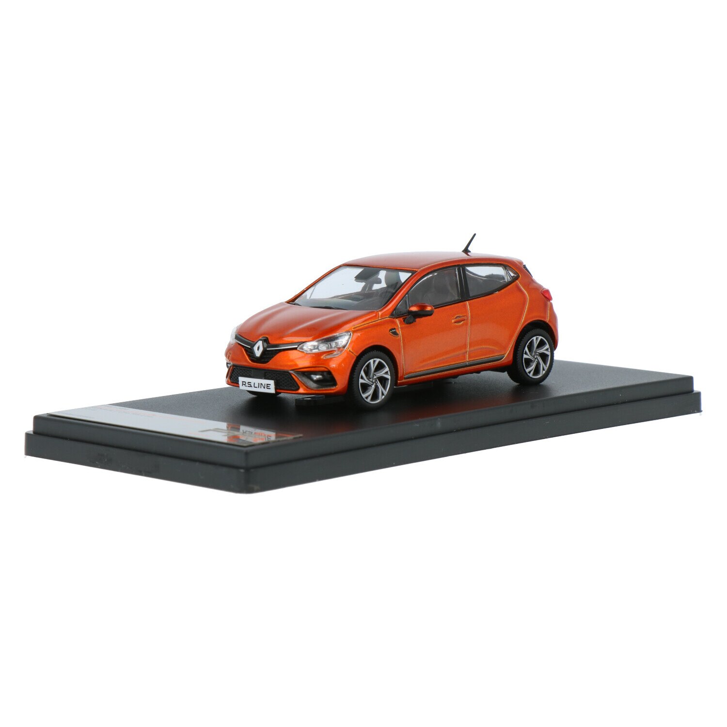 Macheta Renault Clio RS Line 2019 Orange cu vitrina plexiglass - 1/43 ...