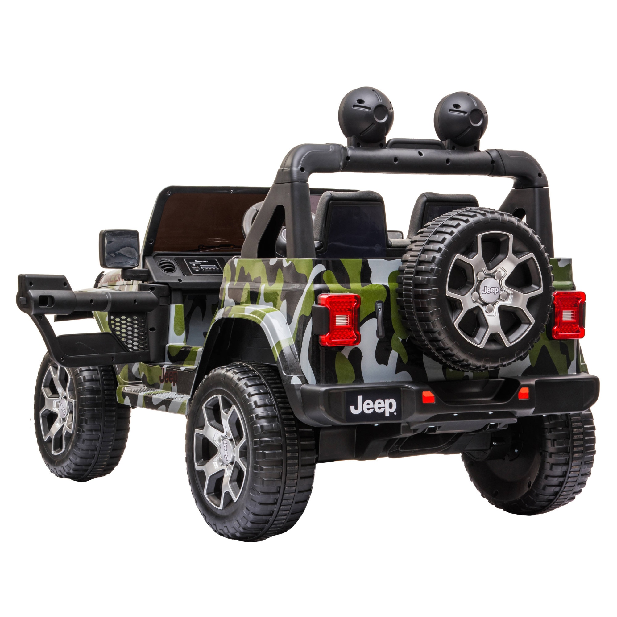 Masinuta electrica 4x4 Premier Jeep Wrangler Rubicon, 12V, roti cauciuc ...