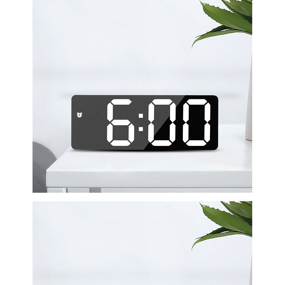 Ceas electronic de birou cu lumina LED, Temperatura, Alarma, Comanda ...