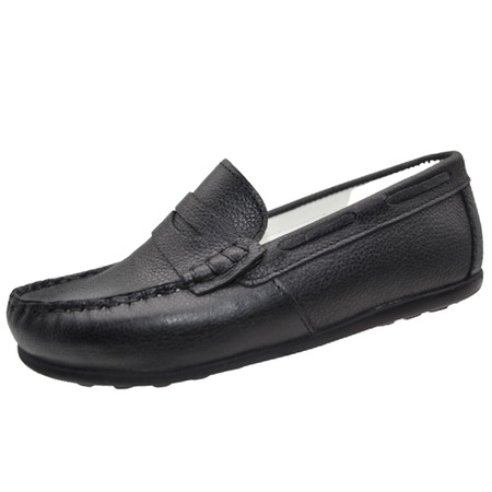 Ортопедични кожени мокасини за момче ASIA AS2901N-22, Черни 99285 - eMAG.bg