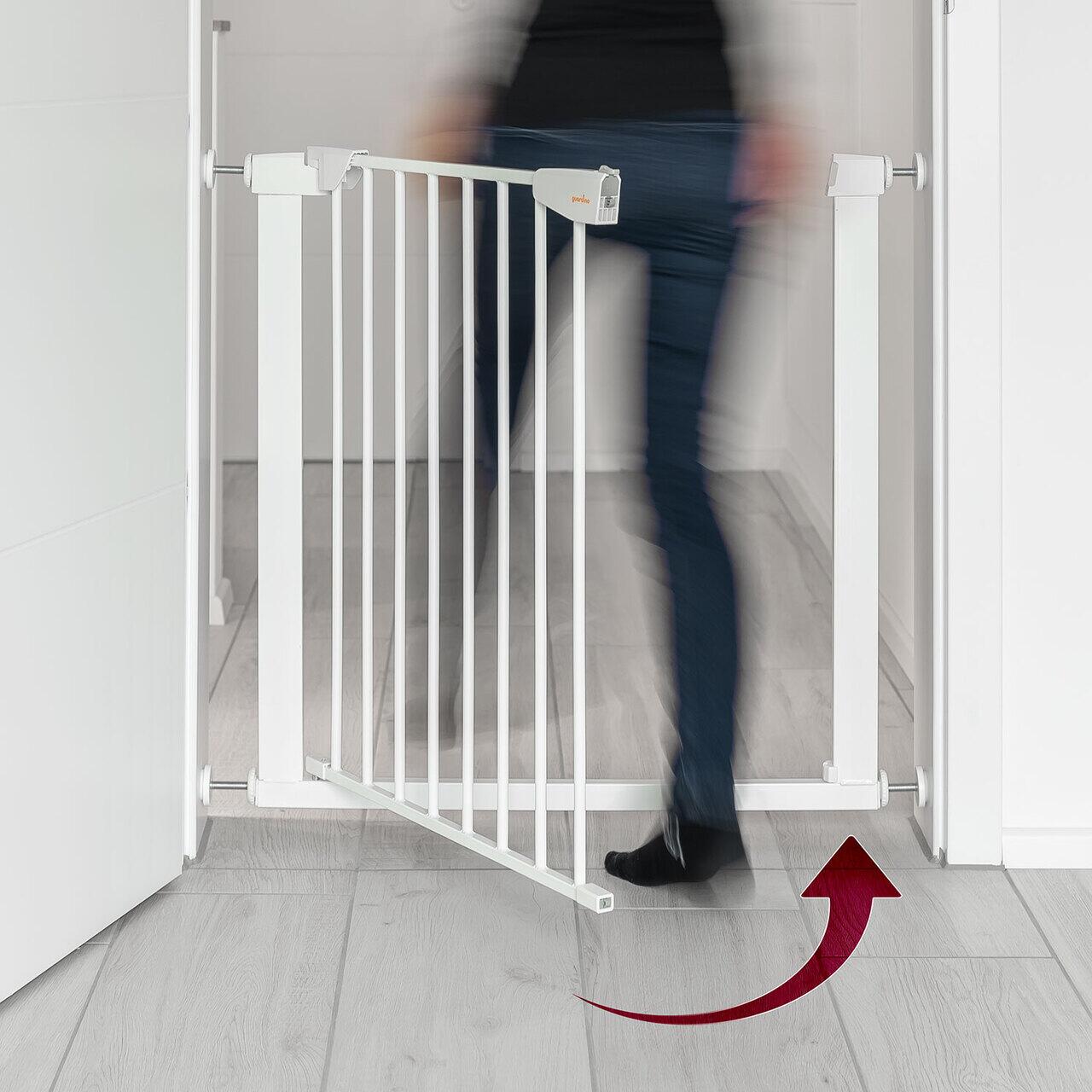 Poarta de siguranta pentru copii, 75-81 cm, extensibila, montare prin ...