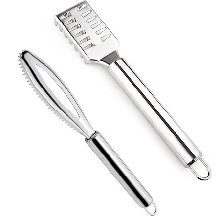 Set 2 Curatator manual solzi de peste Fish Scaly, JENUOS®, usor de ...