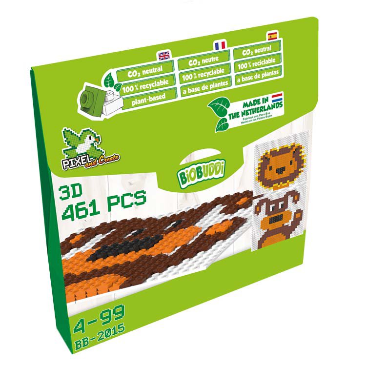 Cuburi Pixel din material ecologic -450 buc – Leu si caine - eMAG.ro