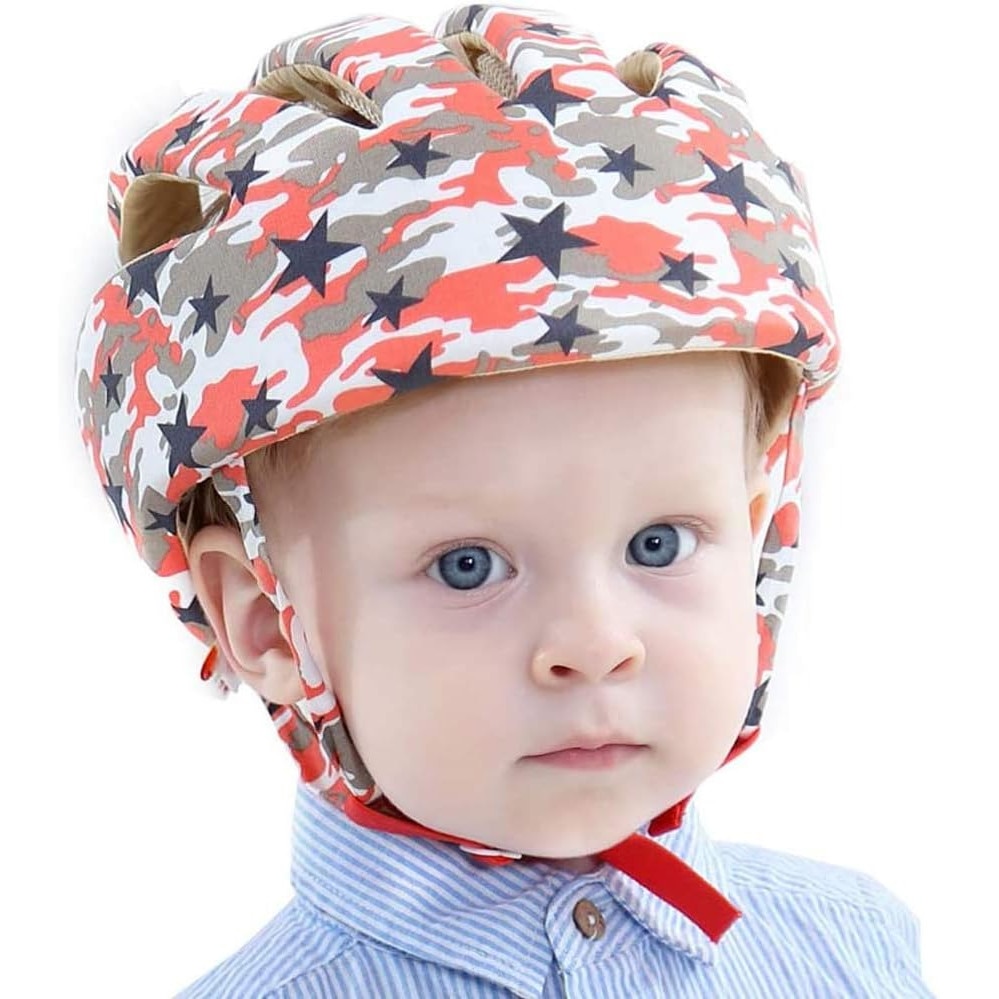 Casca de protectie pentru copii, Bumbac, Multicolor - eMAG.ro