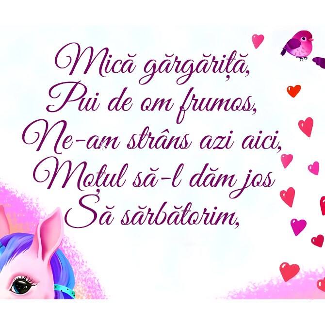 Set Tavita de Taiere Mot si Turta de pentru Fete, Model Fetita cu ...