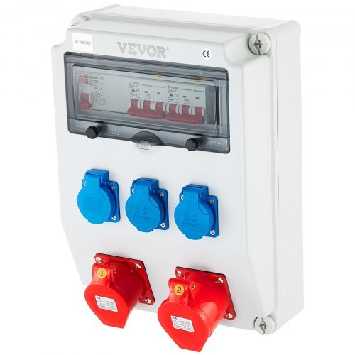 Distribuitor de energie pe perete, plastic ABS, tabla de distributie cu ...