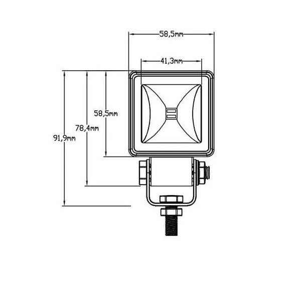 Set Led Faruri de ceata pentru motocicleta, ATV, UTV, RZR, Camioane ...