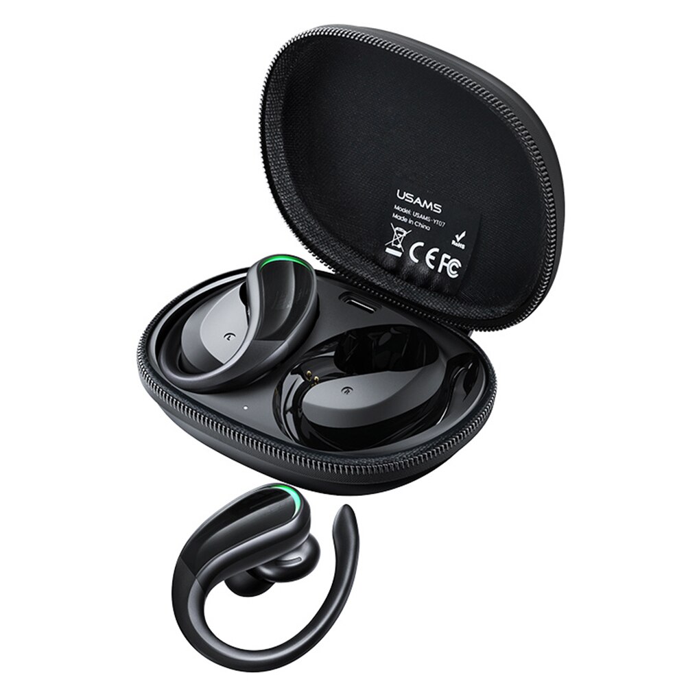 Casti Bluetooth Wireless Sport Earbuds, YT Series, M647, Black - eMAG.ro